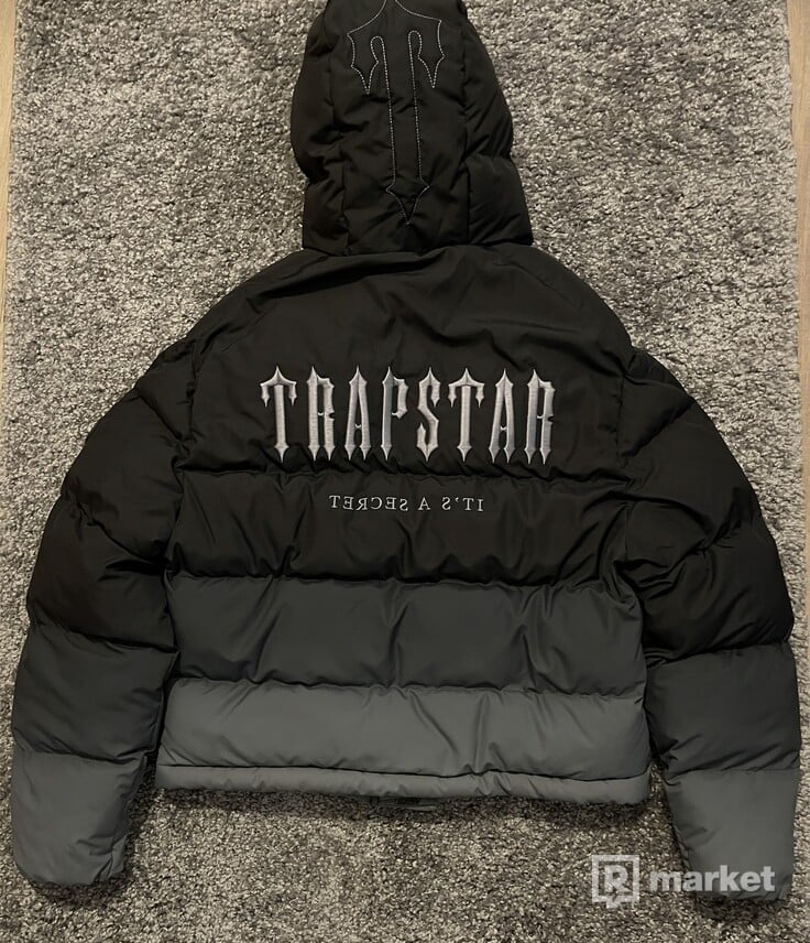 Trapstar Decoded Hooded Puffer 2.0 - Black Gradient | REFRESHER Market Trapstar Decoded Hooded Puffer 2.0 - Black Gradient | REFRESHER Market