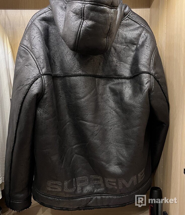 Faux Shearling Hooded Jacket | REFRESHER Market Faux Shearling Hooded Jacket | REFRESHER Market